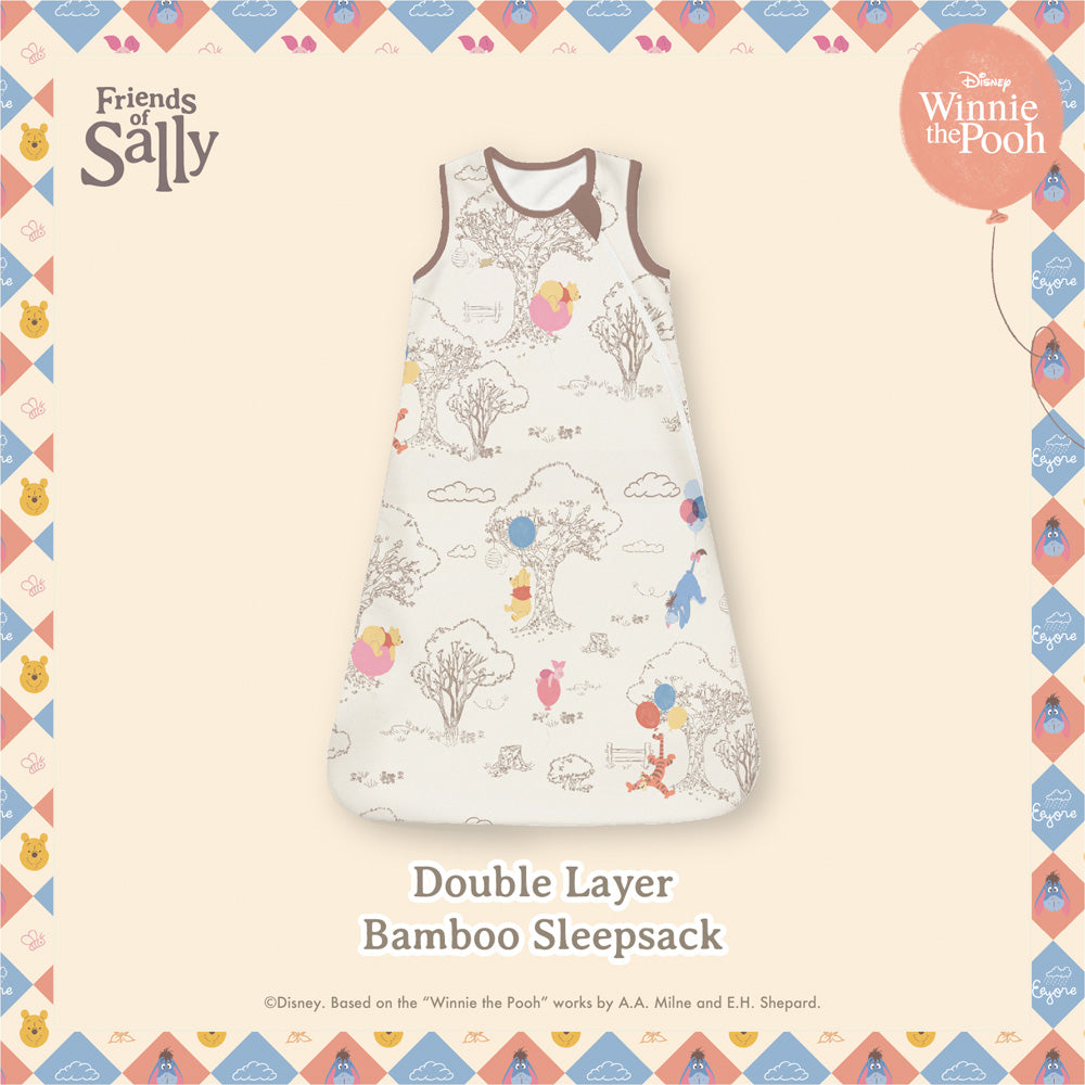 Friends Of Sally Double Layer Bamboo Sleepsack Winnie The Pooh Paveels
