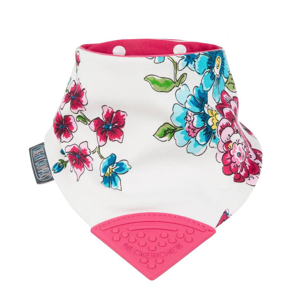 Cheeky Chompers Neckerchew Bib - Anna Floral – Paveels