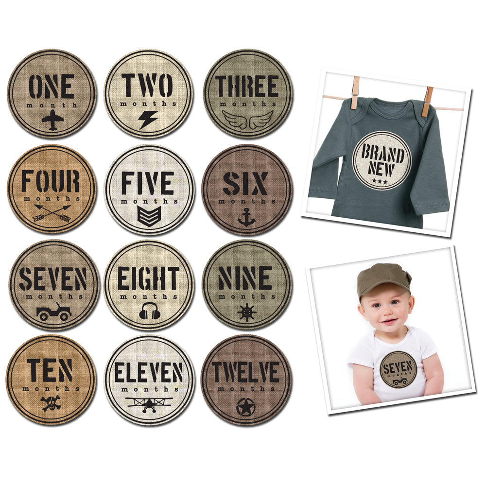 Sticky Bellies Milestone Sticker - Little Trooper – Paveels